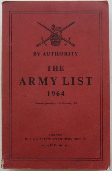 Army Lists and Biographical Reference - TurnerDonovan Military Books