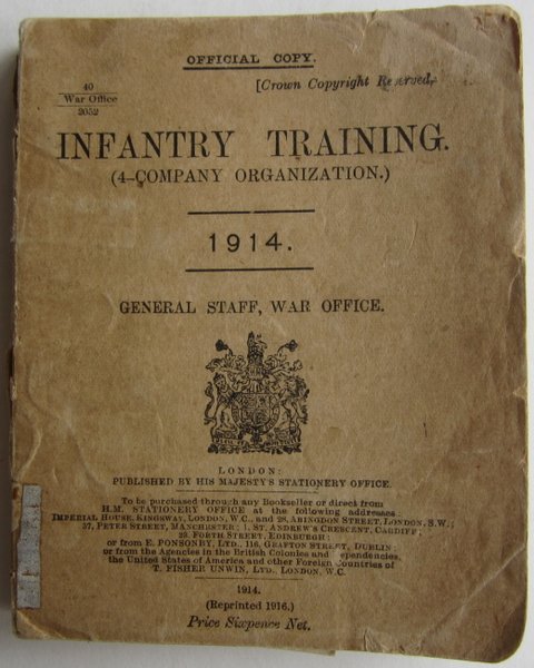 British Army Manuals Text Books and Handbooks 1914-1918 - TurnerDonovan ...