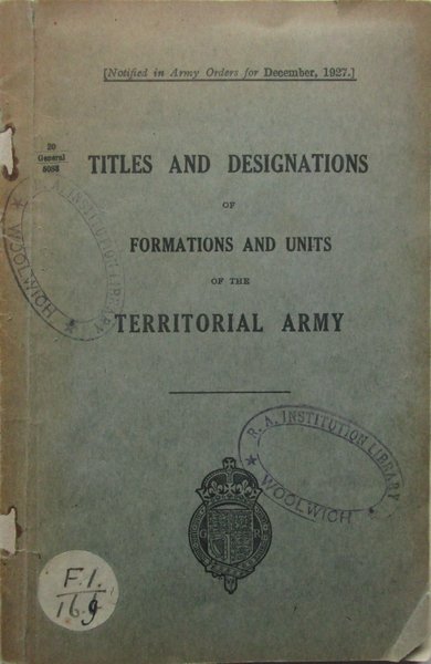 British Army Manuals Text Books and Handbooks - TurnerDonovan Military ...